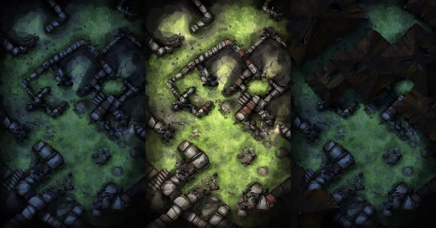 Water Arena Phased Battle Map — Domille's Wondrous Works