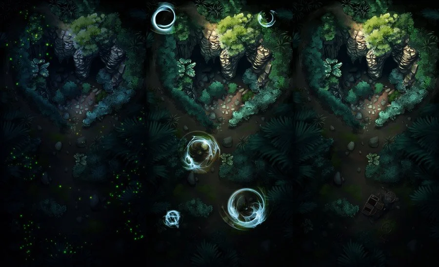 Dragon Skull Battle Map — Domille's Wondrous Works
