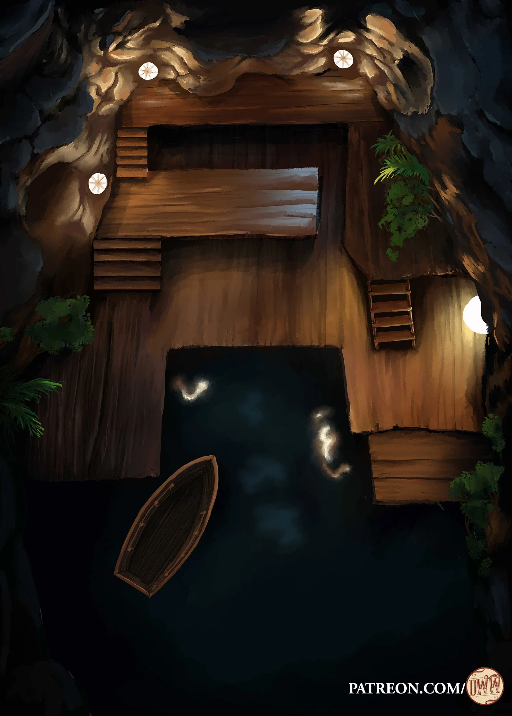 Fort Ruins Battle Map — Domille's Wondrous Works