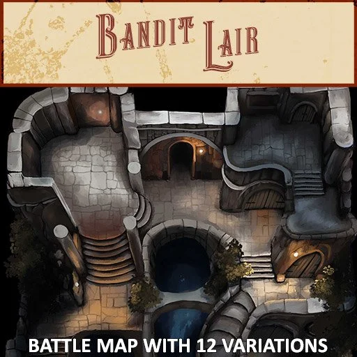 Water Arena Phased Battle Map — Domille's Wondrous Works