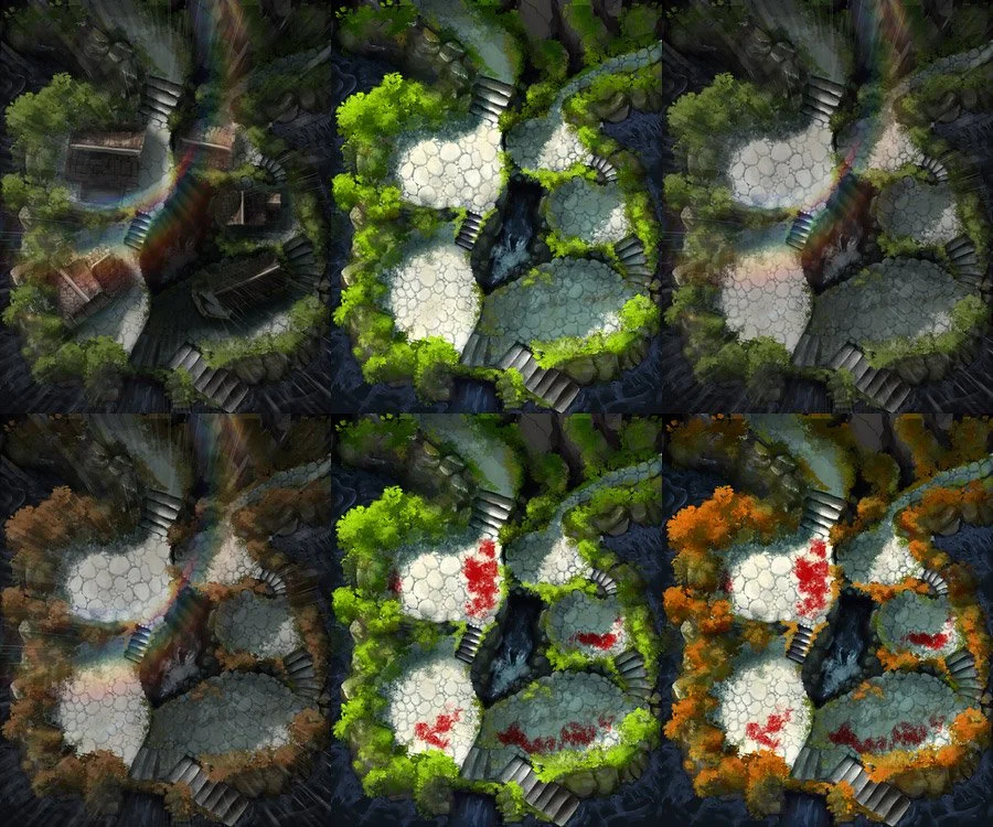 Canyon City Battle Map — Domille's Wondrous Works