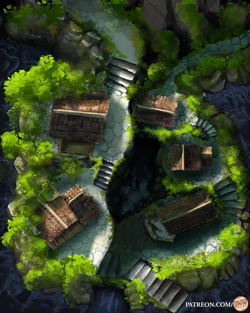 Sky Shrine Battle Map — Domille's Wondrous Works