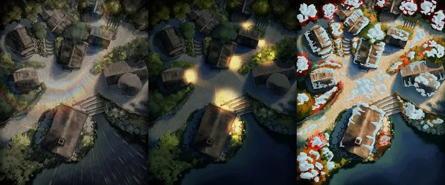 Steampunk Workshop Battle Map — Domille's Wondrous Works