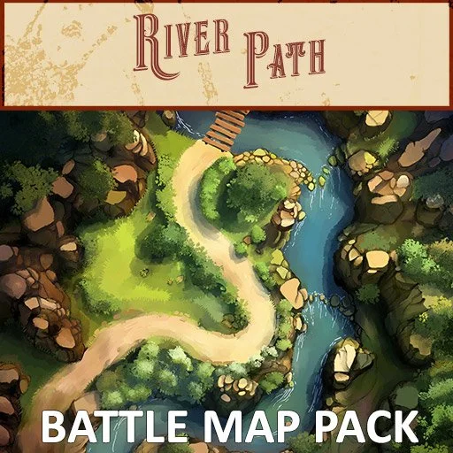 Ruined City Street Battle Map — Domille's Wondrous Works