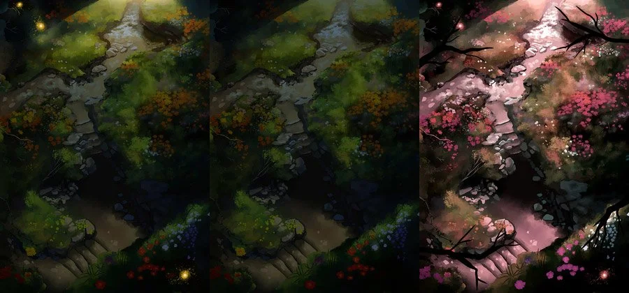 Water Arena Phased Battle Map — Domille's Wondrous Works