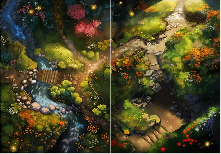 Water Arena Phased Battle Map — Domille's Wondrous Works