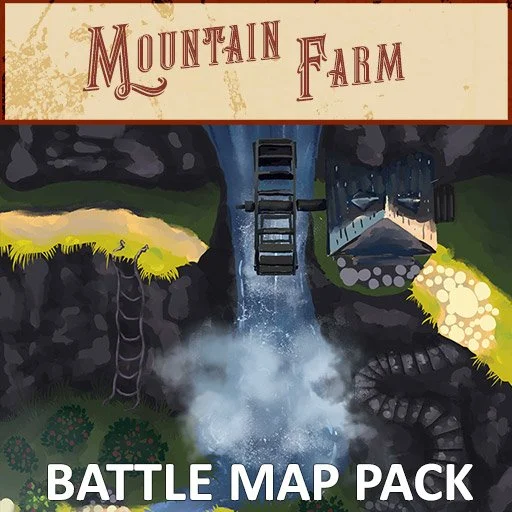 Bog Dragon Phased Battle Map — Domille's Wondrous Works