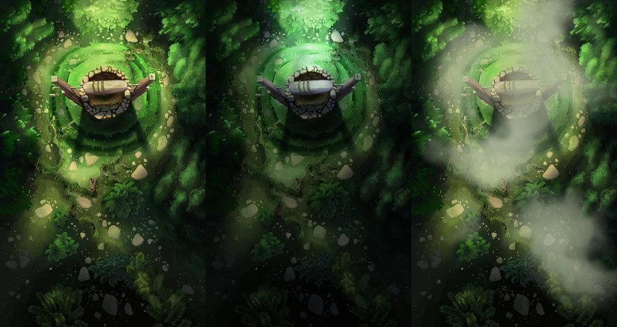Underwater Kraken Phased Battle Map — Domille's Wondrous Works