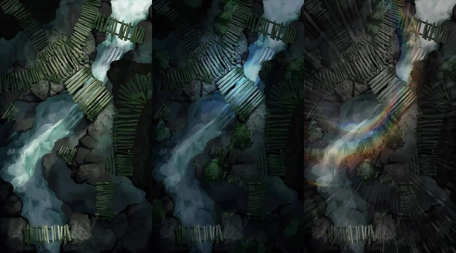 Water Arena Phased Battle Map — Domille's Wondrous Works