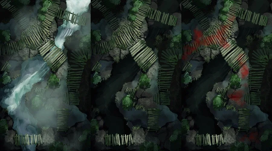 Water Arena Phased Battle Map — Domille's Wondrous Works
