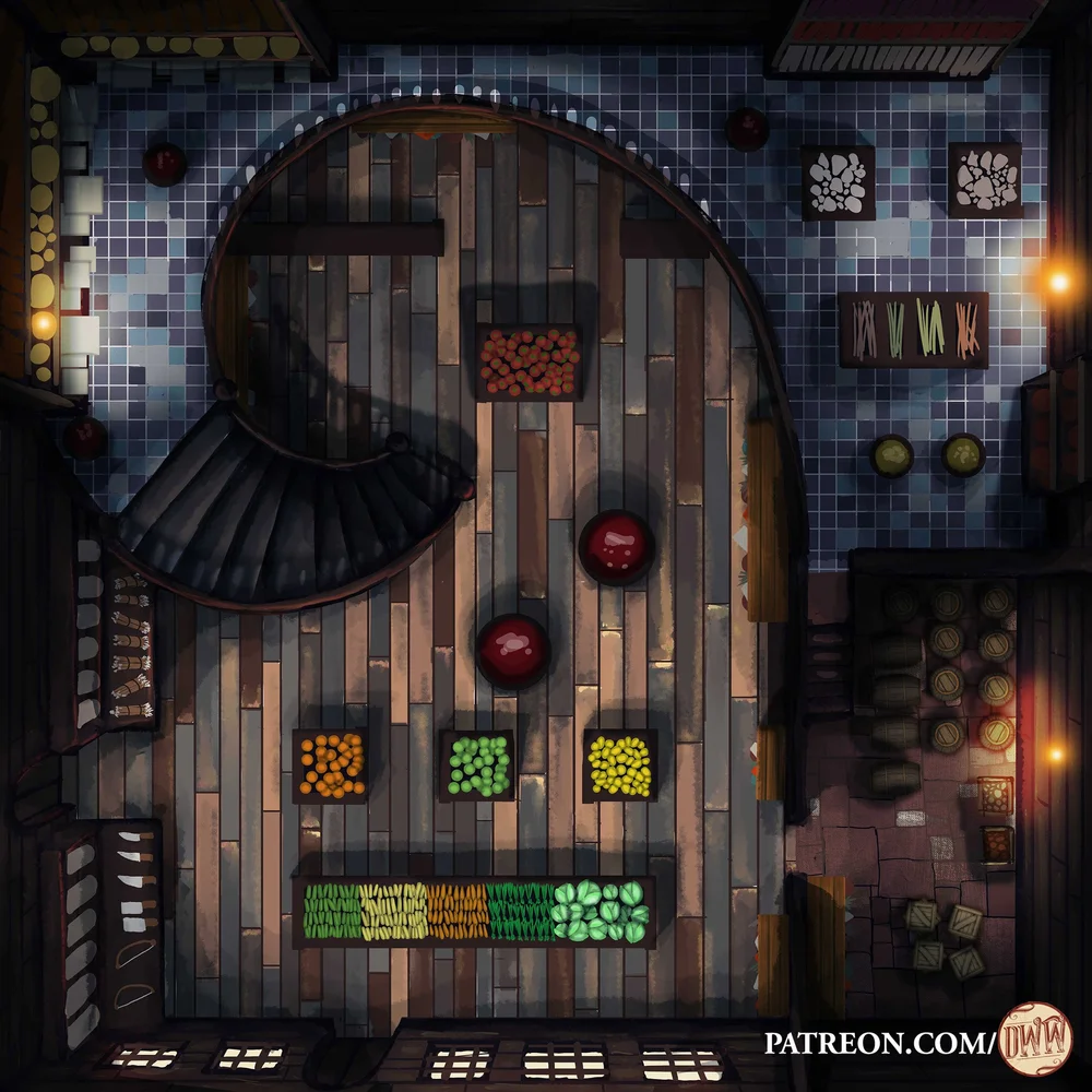 Lava Lakes Forest Battle Map — Domille's Wondrous Works