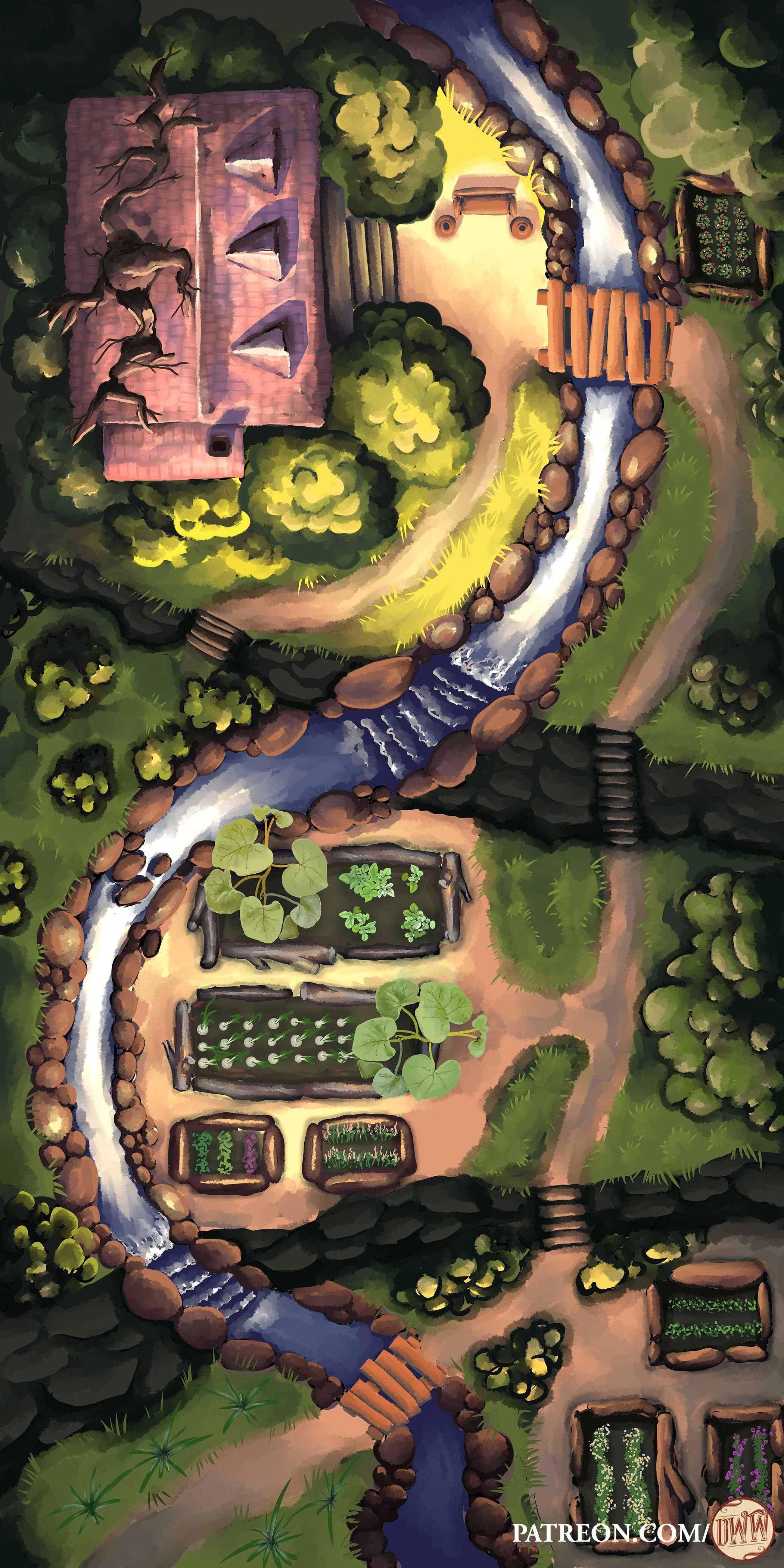Fort Ruins Battle Map — Domille's Wondrous Works