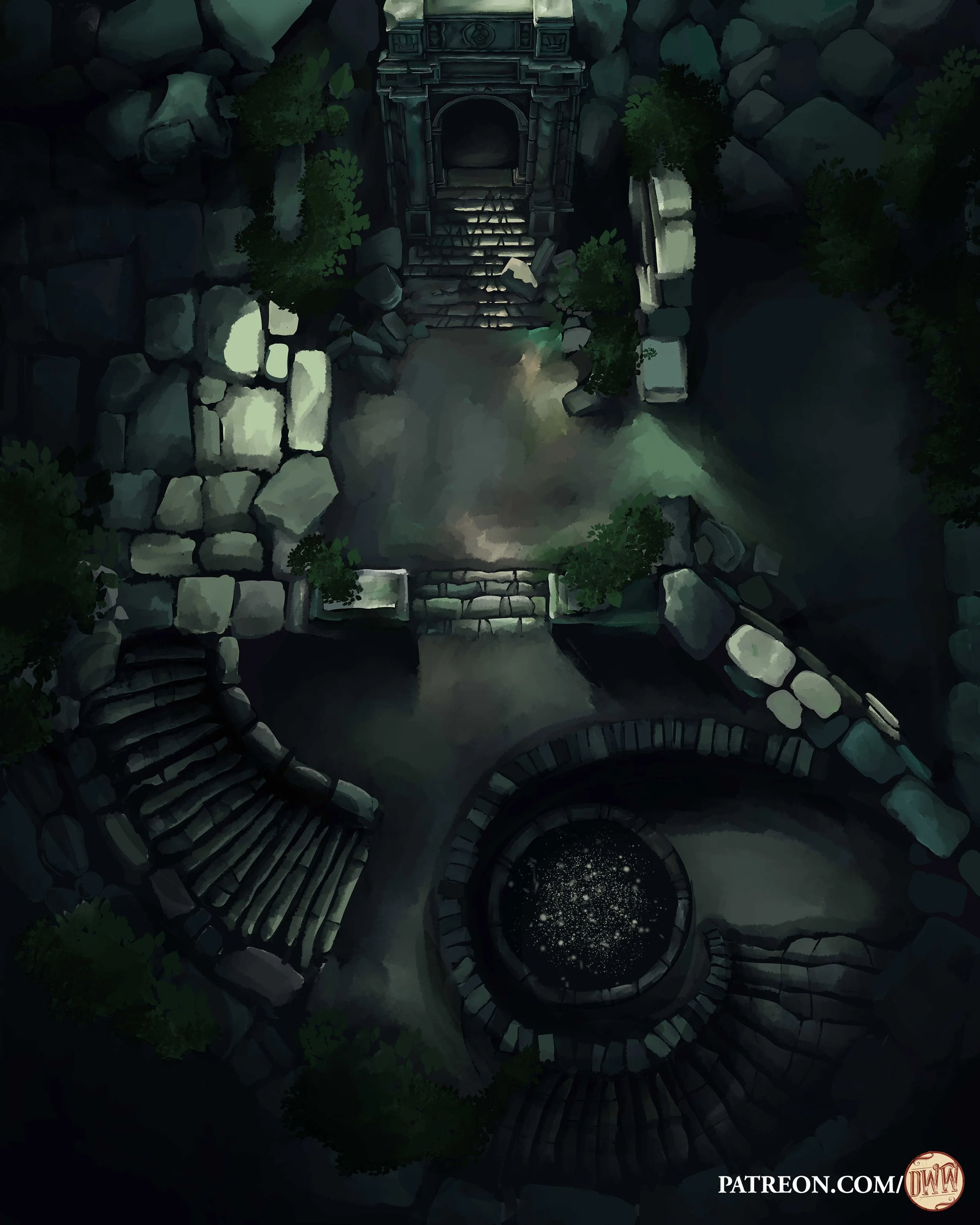 Portal Room Phased Battle Map — Domille's Wondrous Works