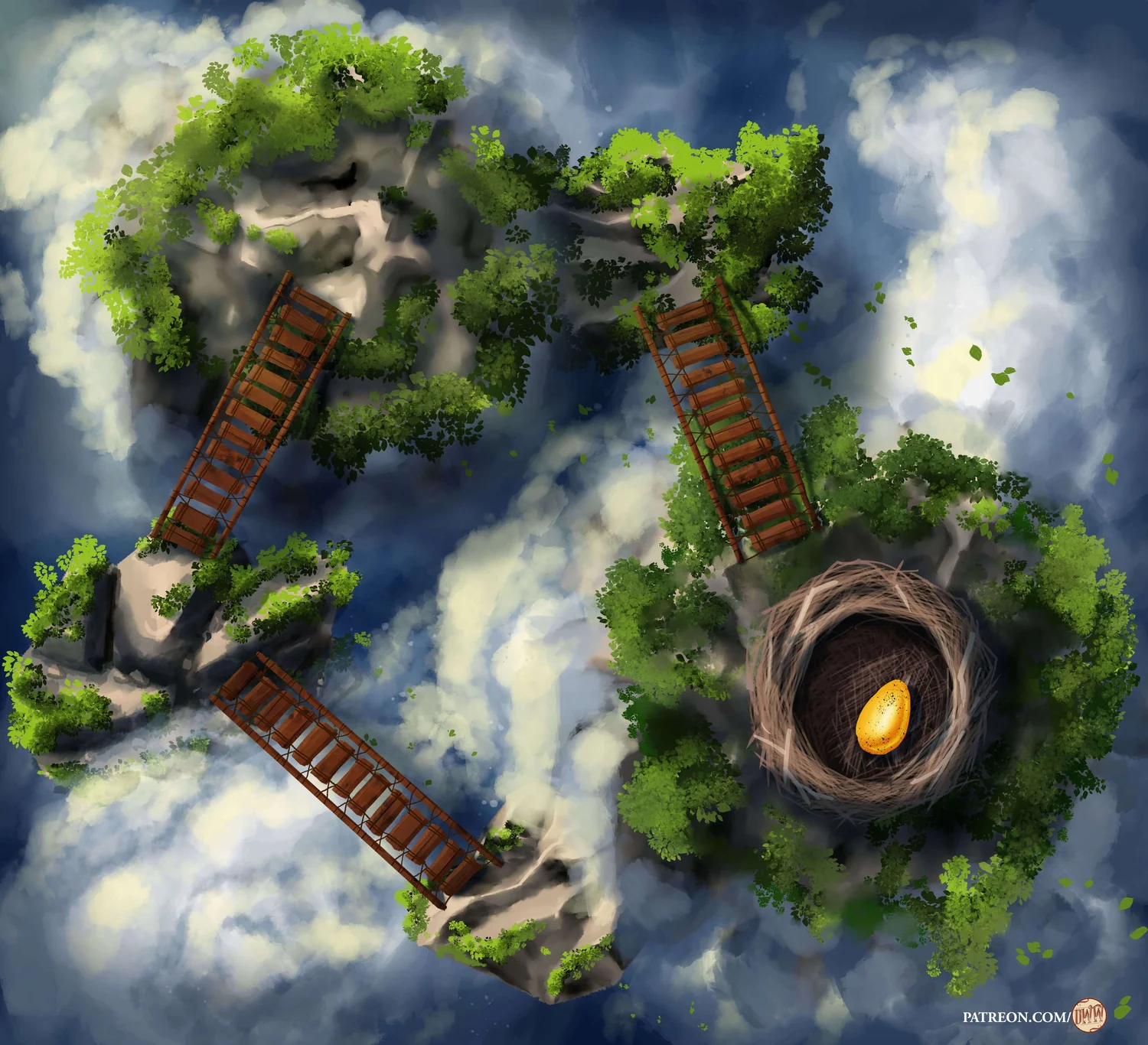 Dragon Skull Battle Map — Domille's Wondrous Works