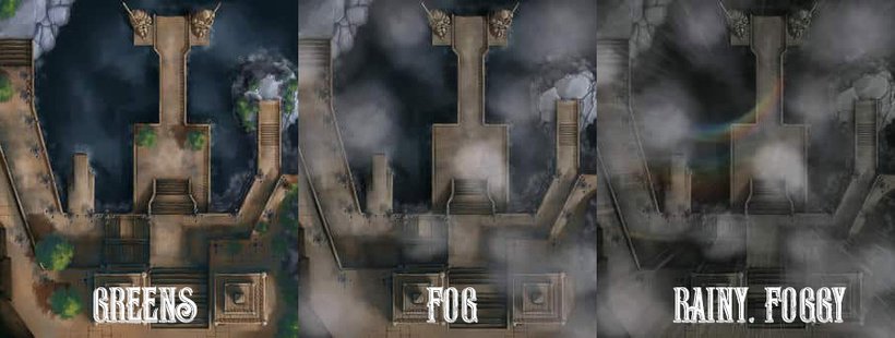 Healing Pool Battle Map — Domille's Wondrous Works