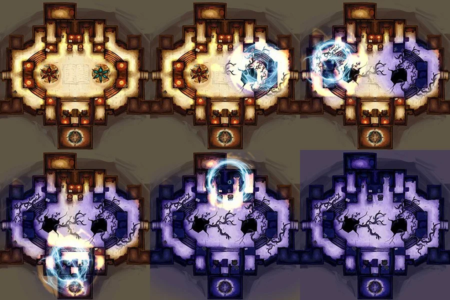 Vampire Lair Battle Map — Domille's Wondrous Works