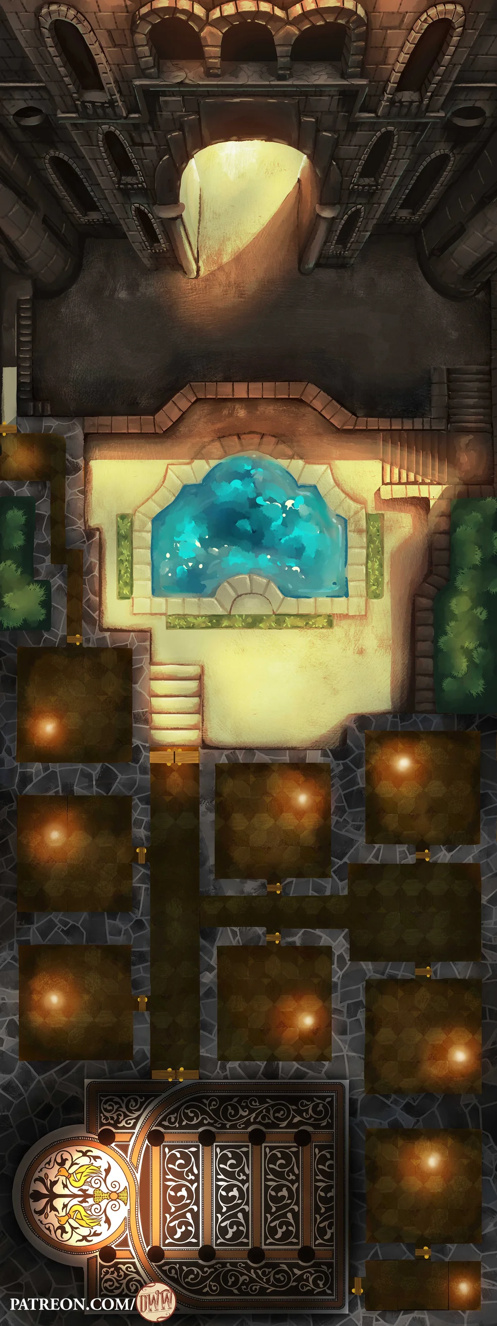 Cave Battle Map — Domille's Wondrous Works