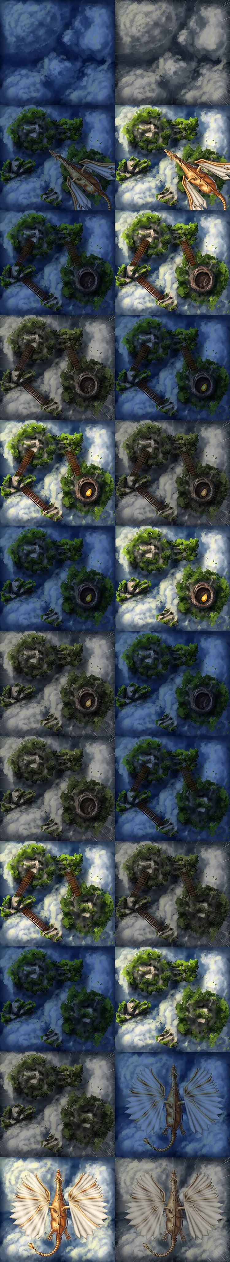 Dragon Skull Battle Map — Domille's Wondrous Works