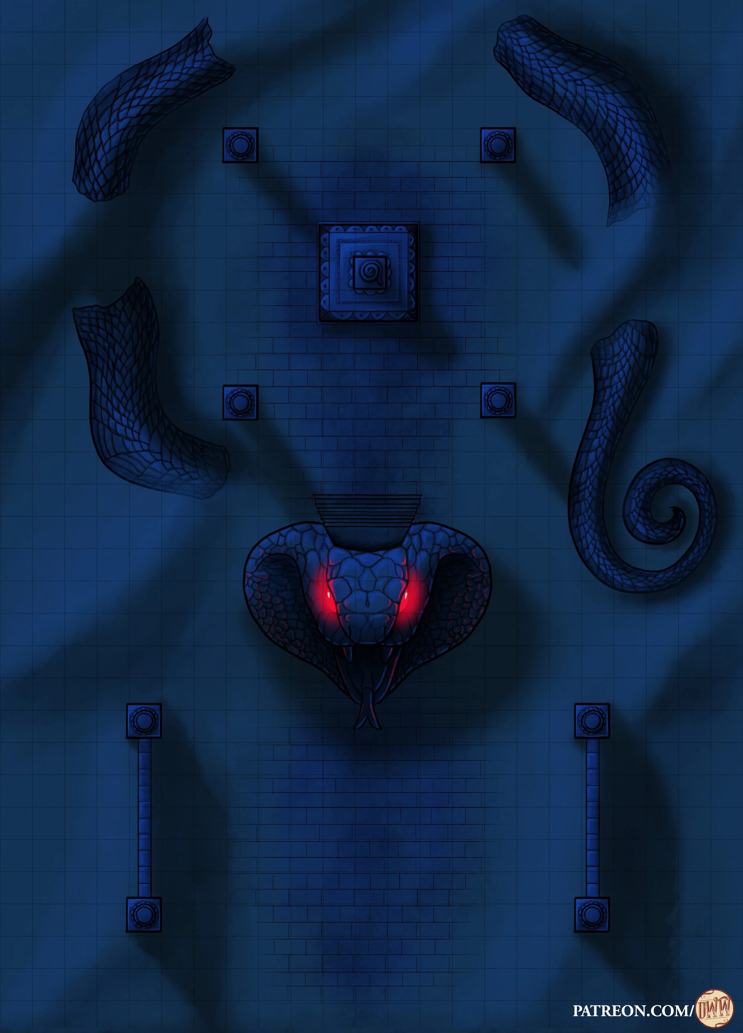 Potion / Alchemy Shop Battle Map — Domille's Wondrous Works