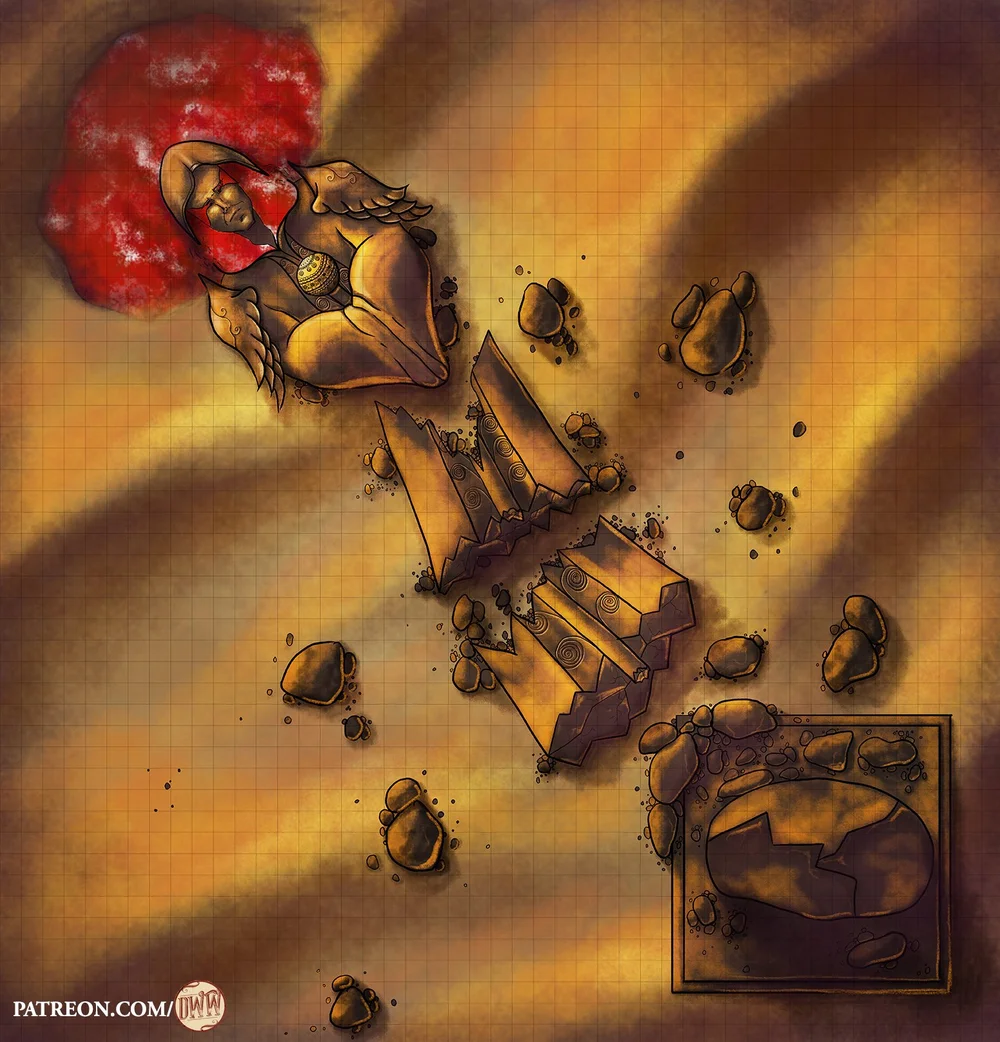 Swinging Bridge Phased Battle Map — Domille's Wondrous Works