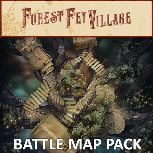 Fey Meadow Battle Map — Domille's Wondrous Works
