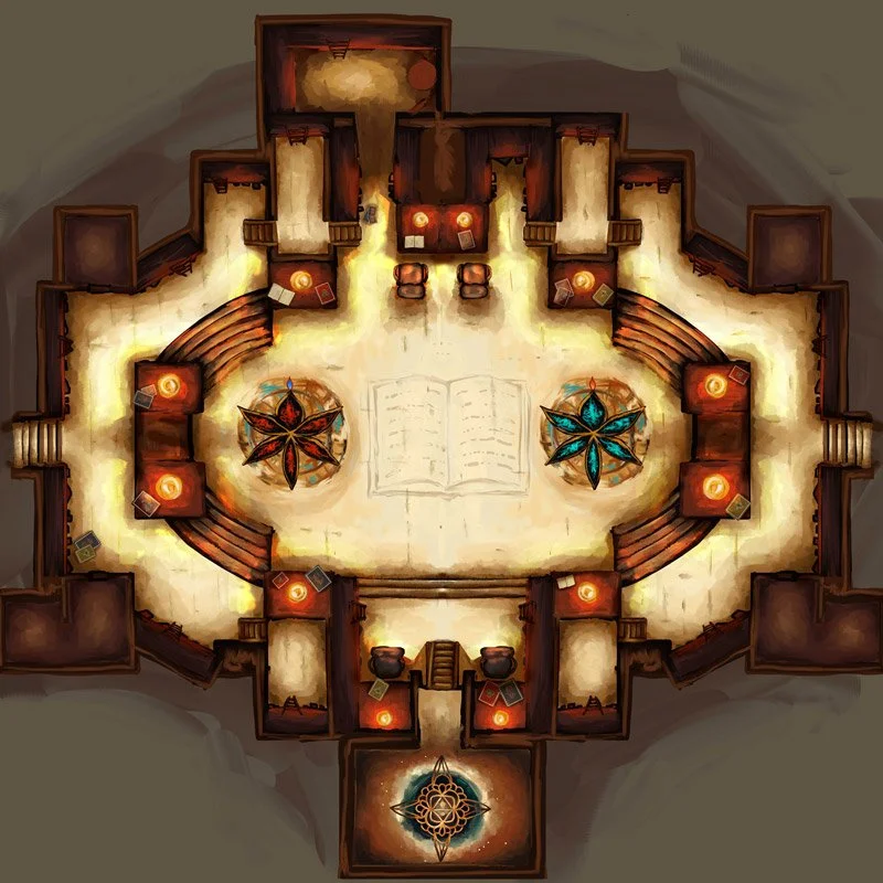Vampire Lair Battle Map — Domille's Wondrous Works