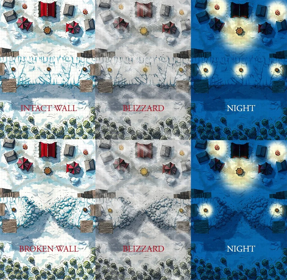 Water Arena Phased Battle Map — Domille's Wondrous Works