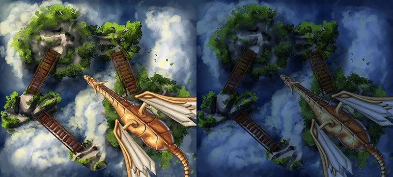 Dragon Skull Battle Map — Domille's Wondrous Works