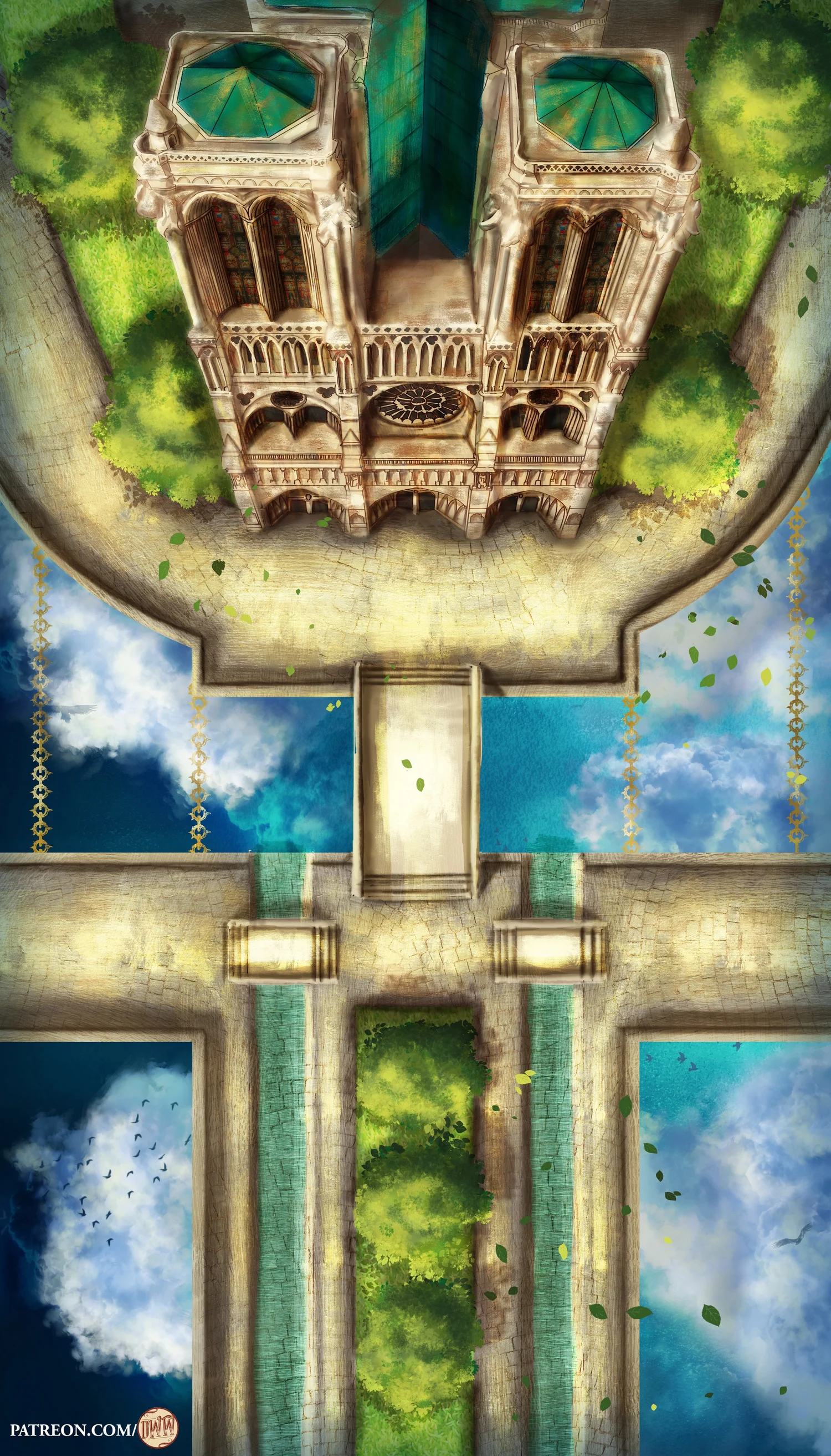 Sky Shrine Battle Map — Domille's Wondrous Works