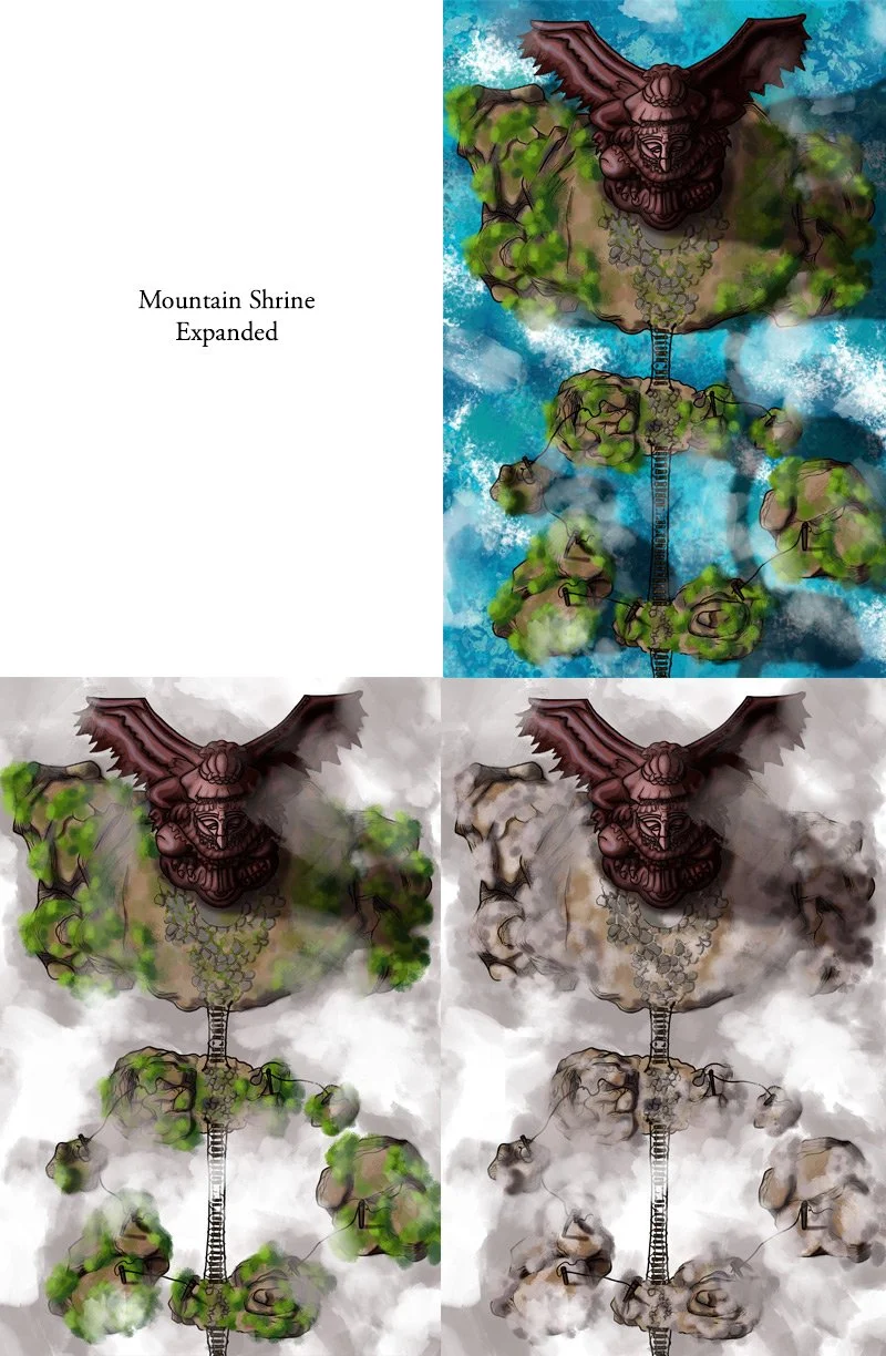 Sky Shrine Battle Map — Domille's Wondrous Works
