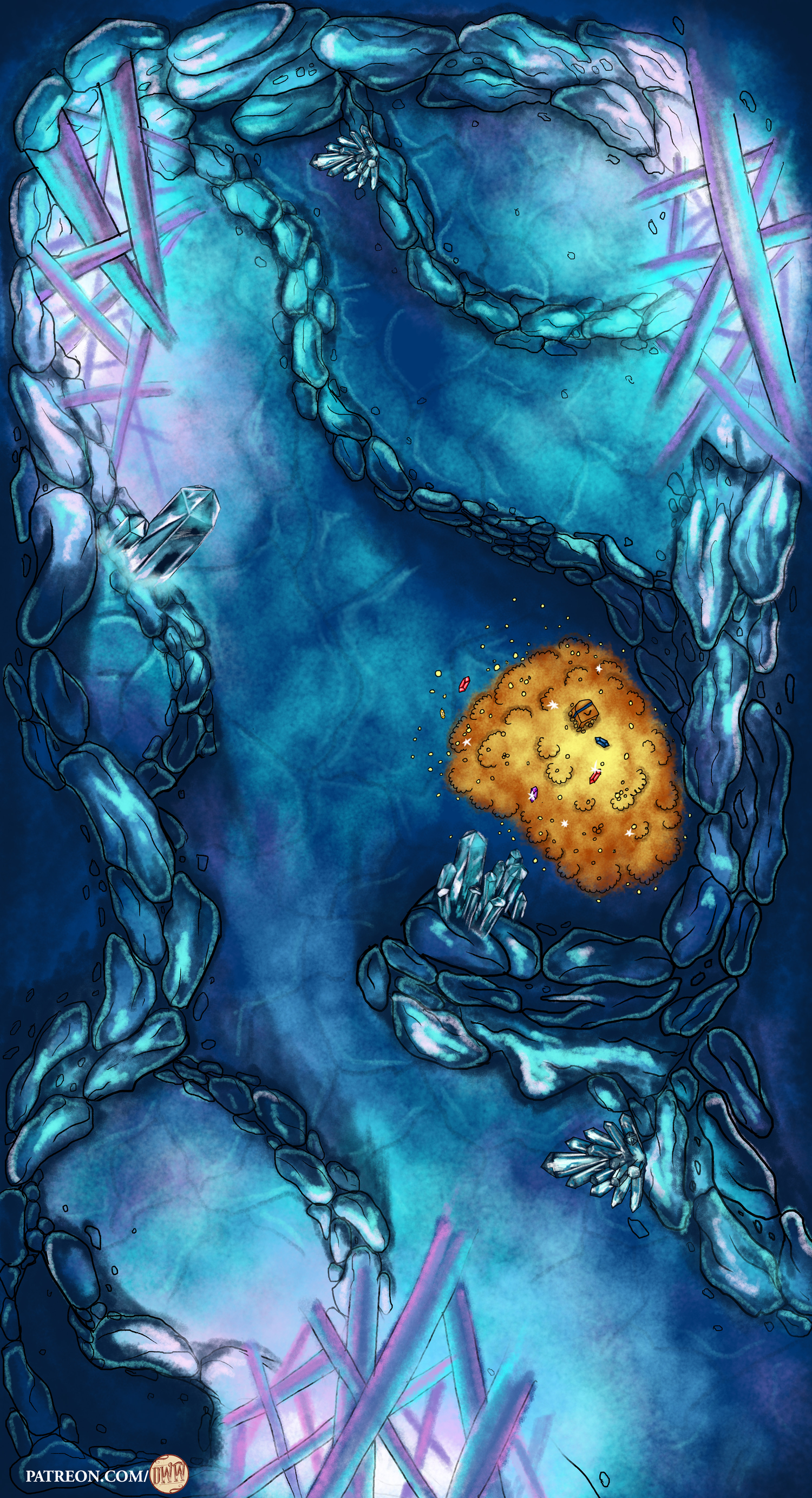 River Styx Crossing Battle Map — Domille's Wondrous Works