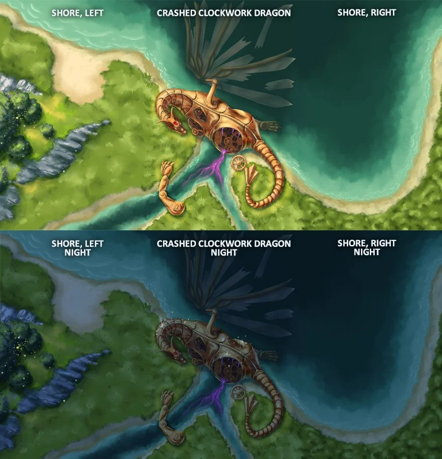 Roc Mount Battle Map — Domille's Wondrous Works