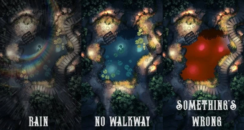 Sewers Battle Map — Domille's Wondrous Works
