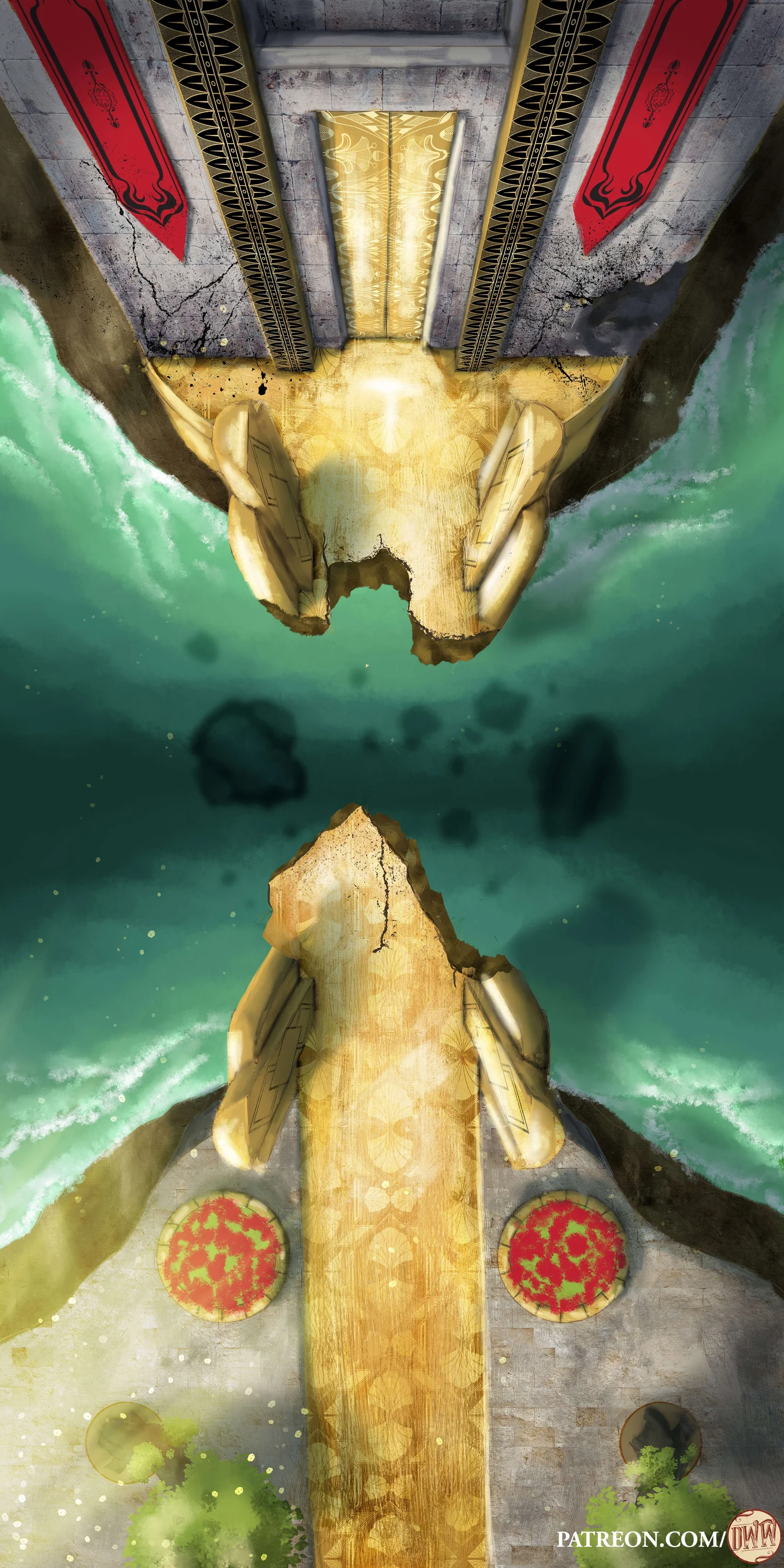 Shrine of Everlasting Dawn Phased Battle Map — Domille's Wondrous Works