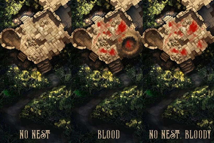Portal Room Phased Battle Map — Domille's Wondrous Works