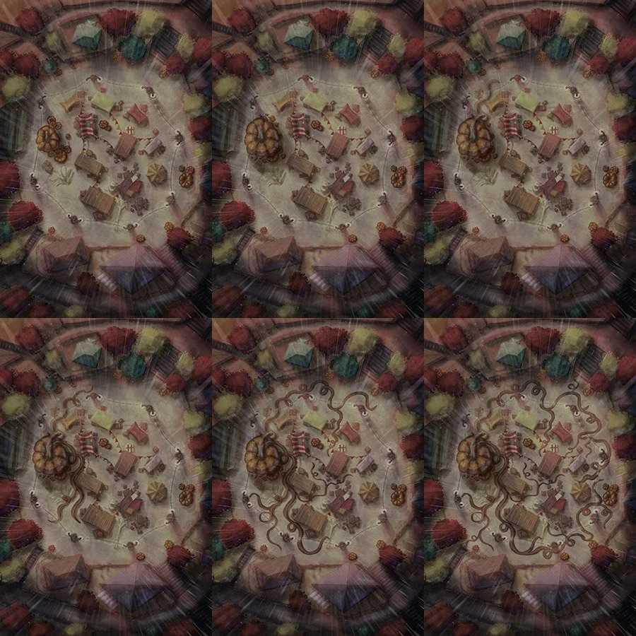 Curse of the Pyramid / Pyramid Temple Phased Battle Map — Domille's ...