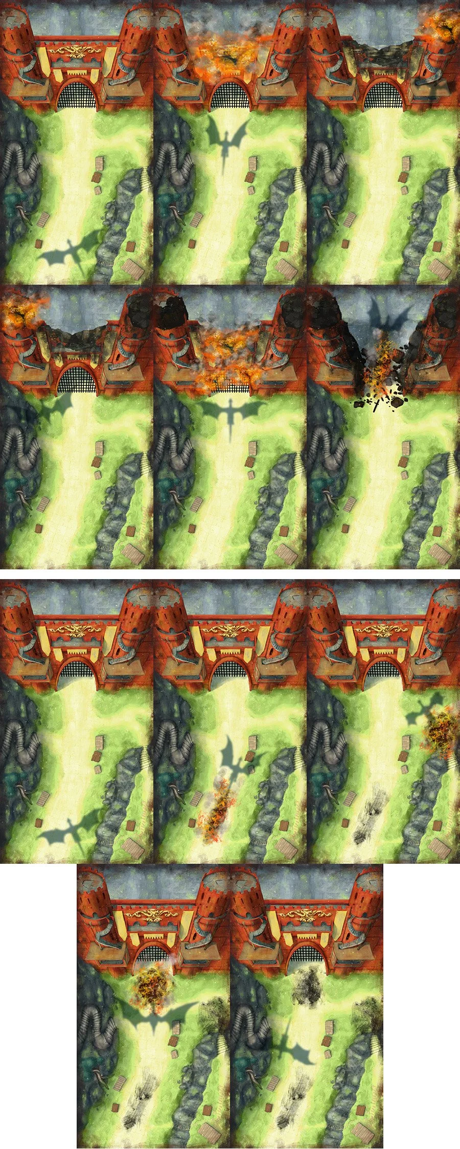 Underwater Kraken Phased Battle Map — Domille's Wondrous Works