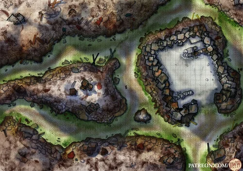 Sky Shrine Battle Map — Domille's Wondrous Works