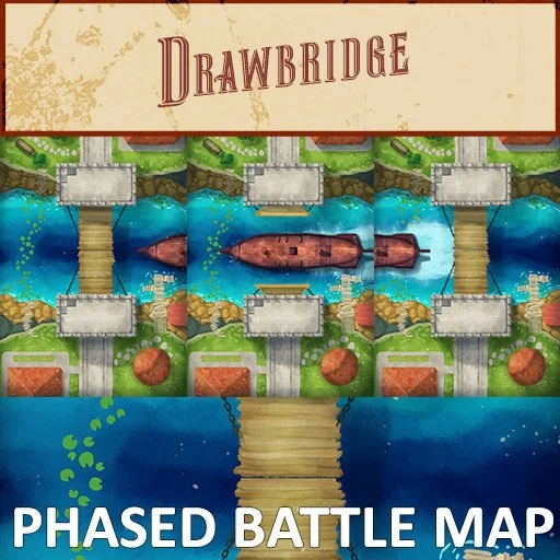 Mountain Village Battle Map — Domille's Wondrous Works