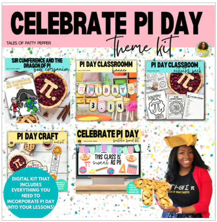 Celebrate Pi Day: Classroom Theme Kit Bundle — Tales of Patty Pepper ...
