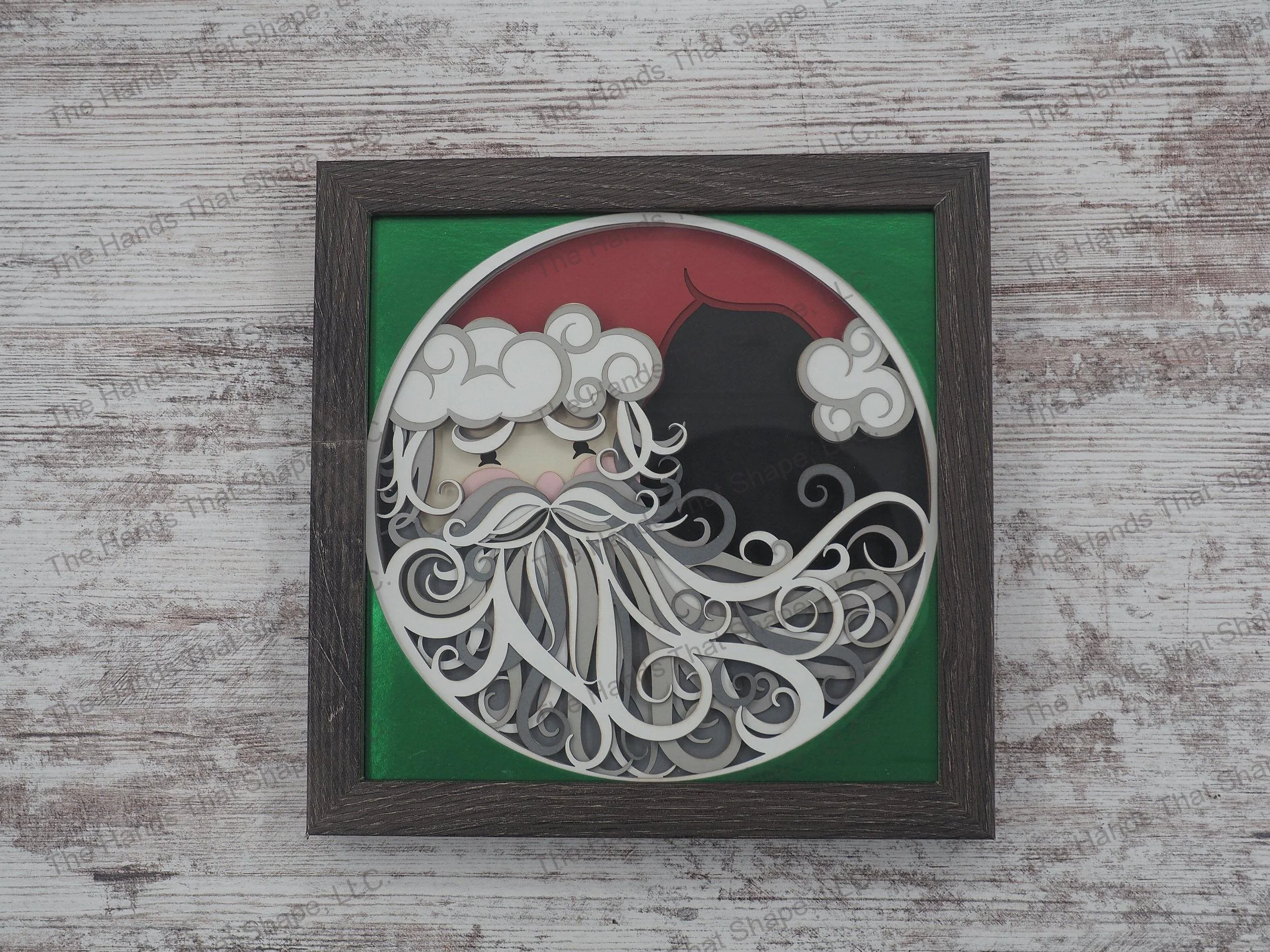 Japan Layered Paper Art Shadow Box