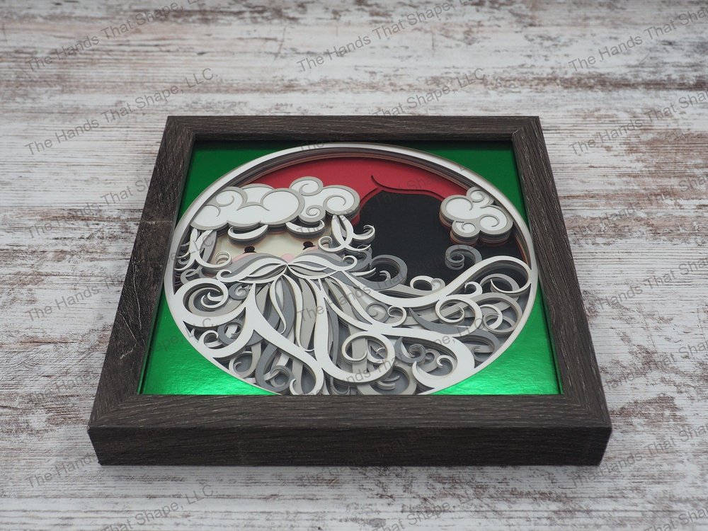 Japan Layered Paper Art Shadow Box