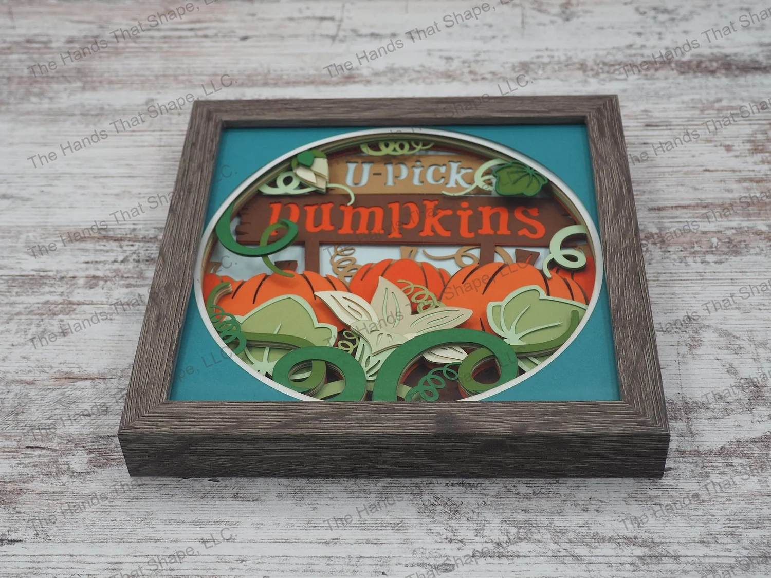 MN/WI Home Layered Paper Art Shadow Box
