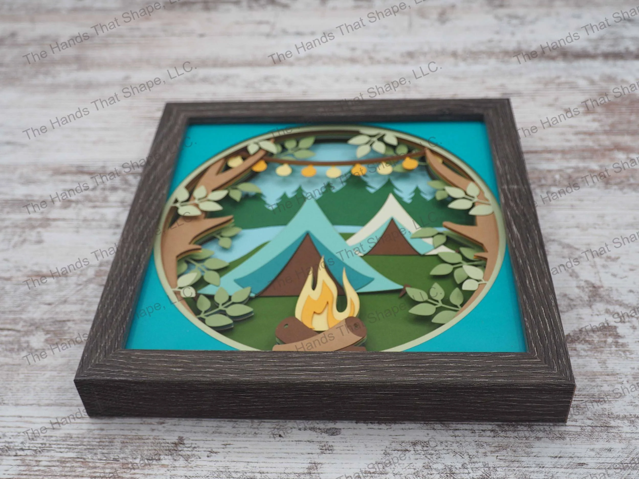 Cardinal Layered Paper Art Shadow Box