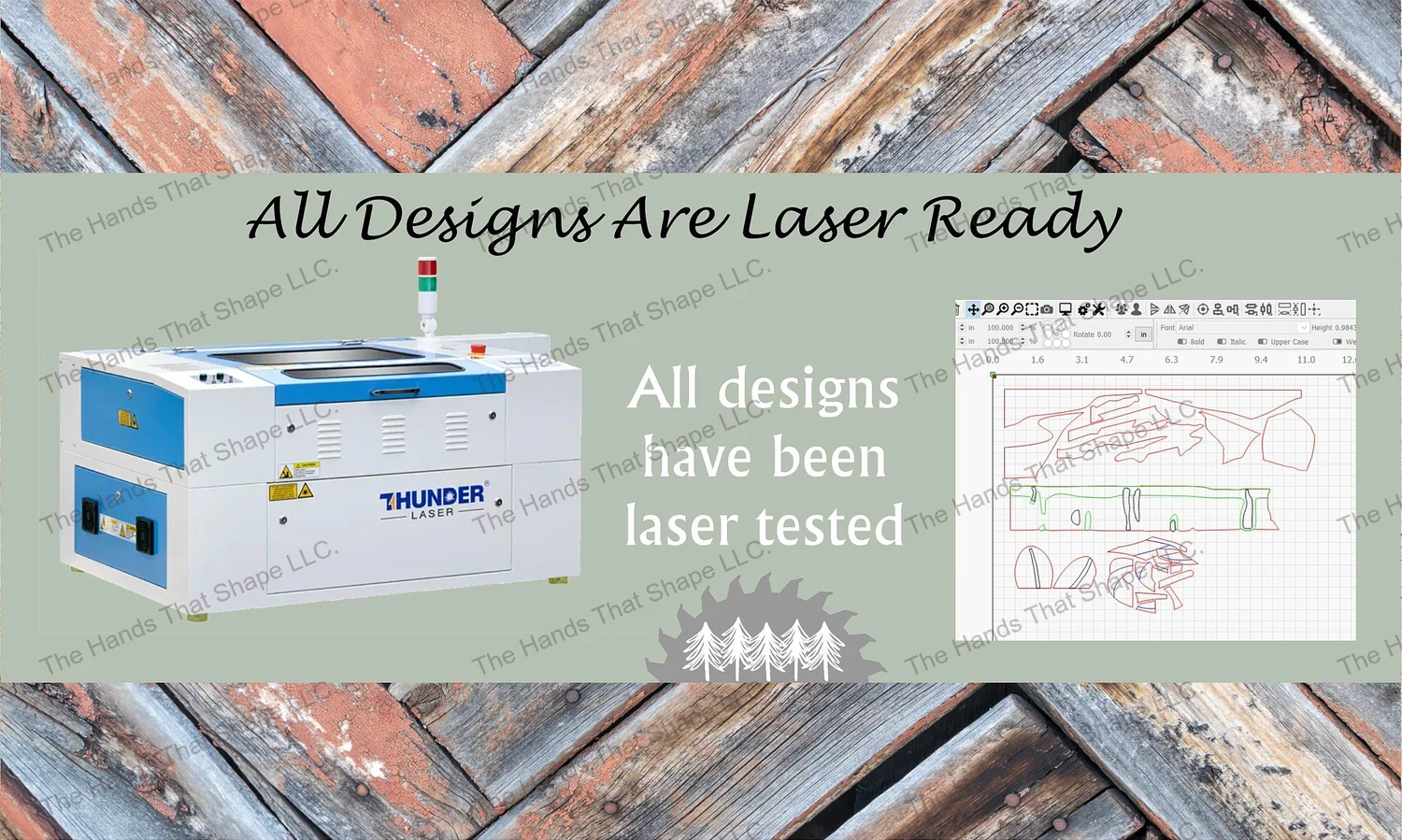 Bear Family Multi-Layer Inlay Art: Laser-Ready Digital Design File