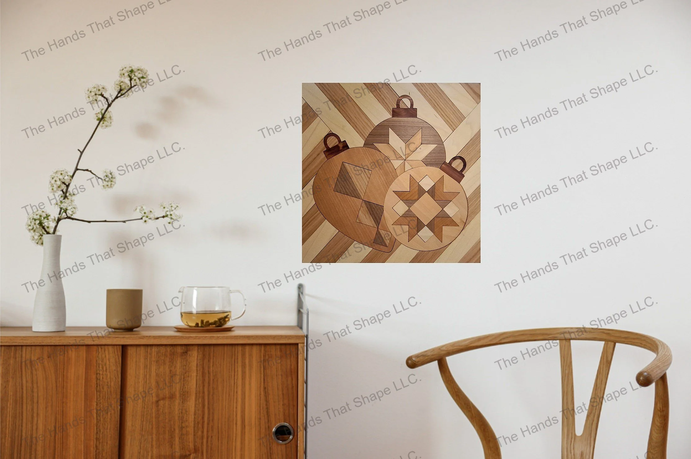 Bear Family Multi-Layer Inlay Art: Laser-Ready Digital Design File