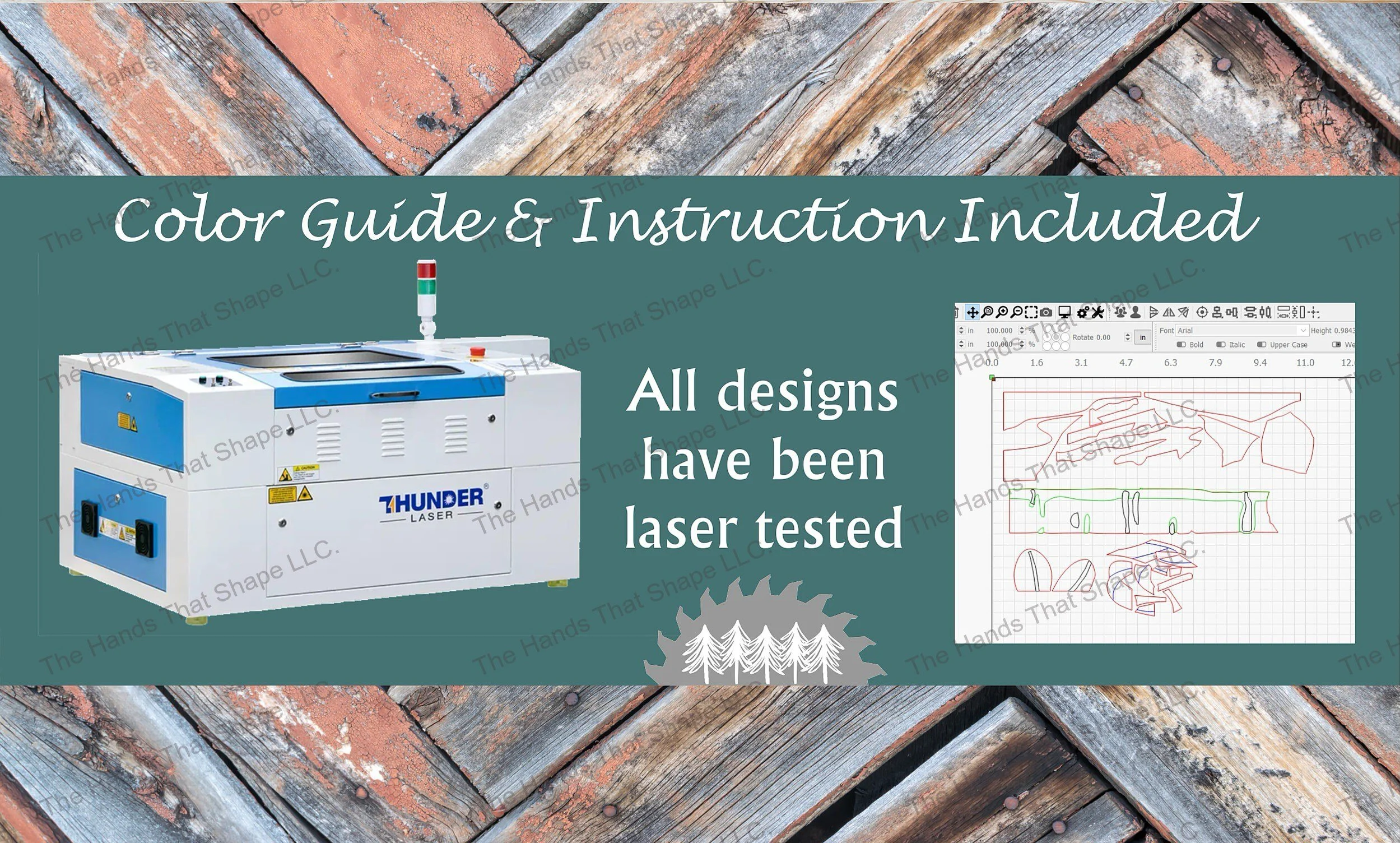 Bear Family Multi-Layer Inlay Art: Laser-Ready Digital Design File