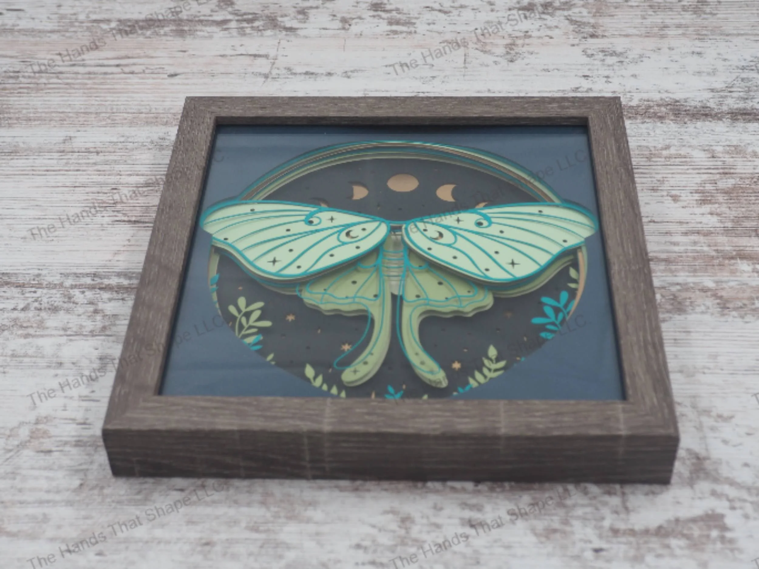 Carousel Layered Paper Art Shadow Box