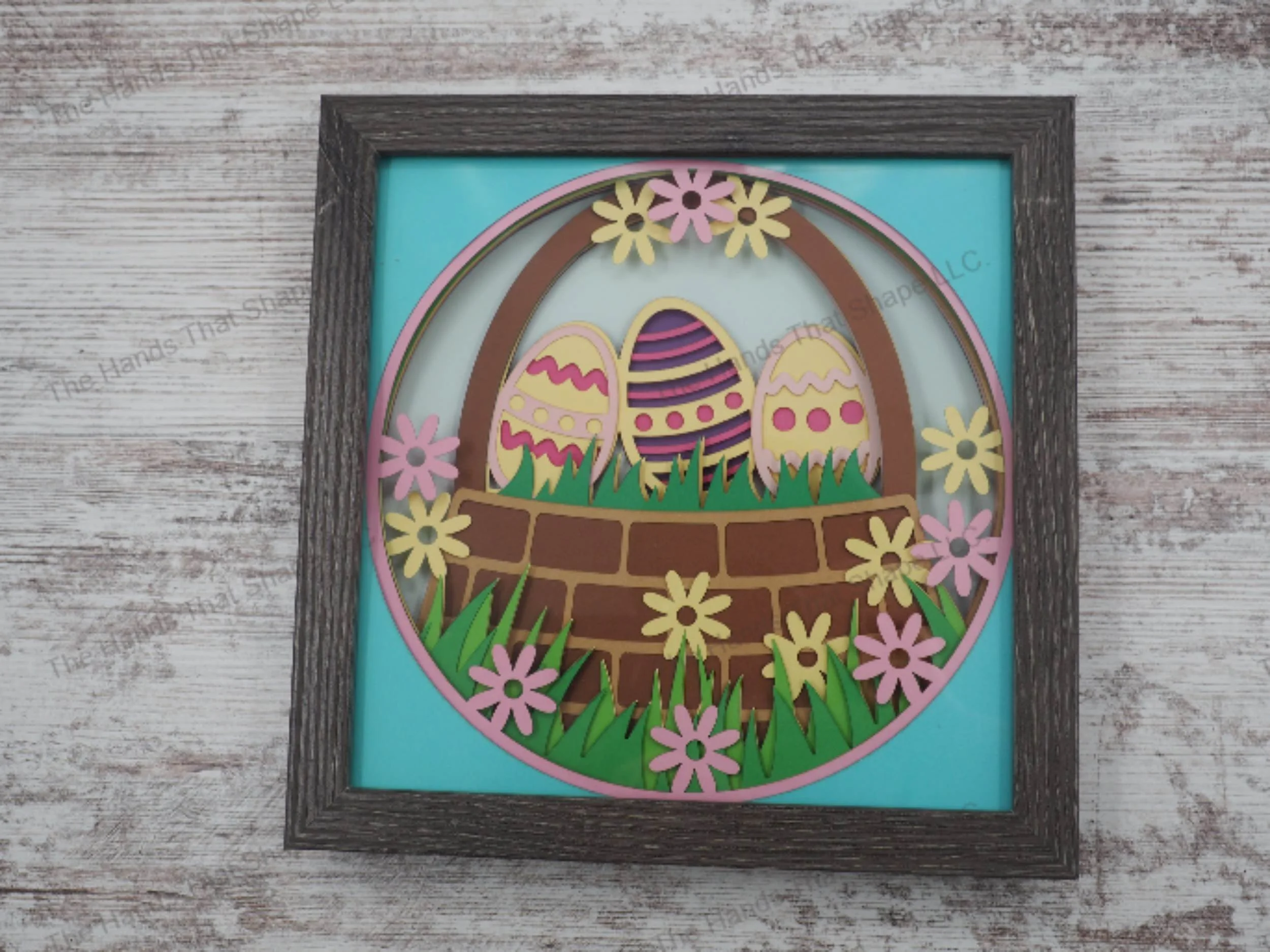 Japan Layered Paper Art Shadow Box