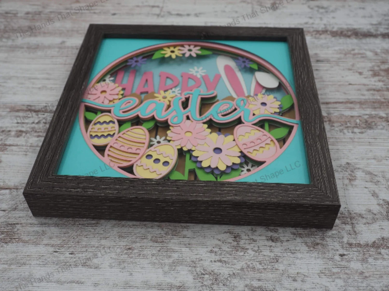 Bloom Layered Paper Art Shadow Box